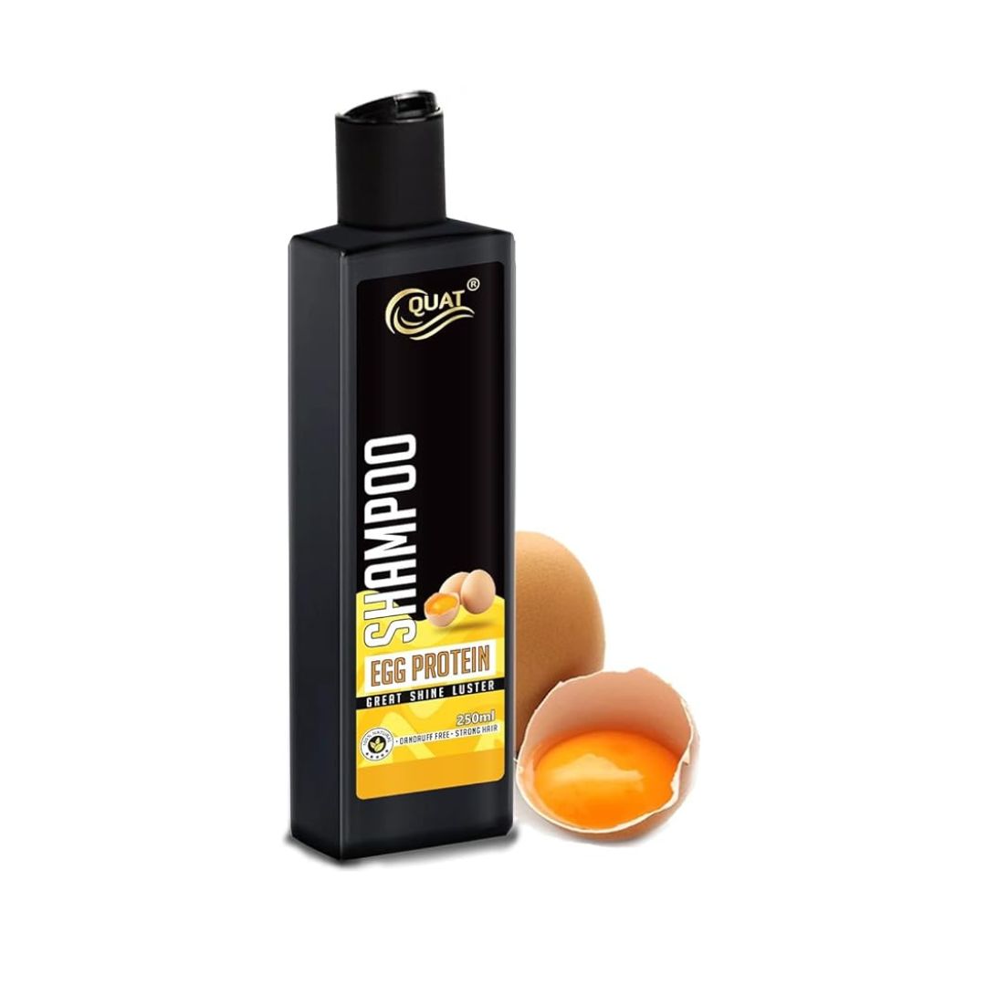 Quat Pure Egg White Protein Hair Shampoo - 250 ml - Swadesii