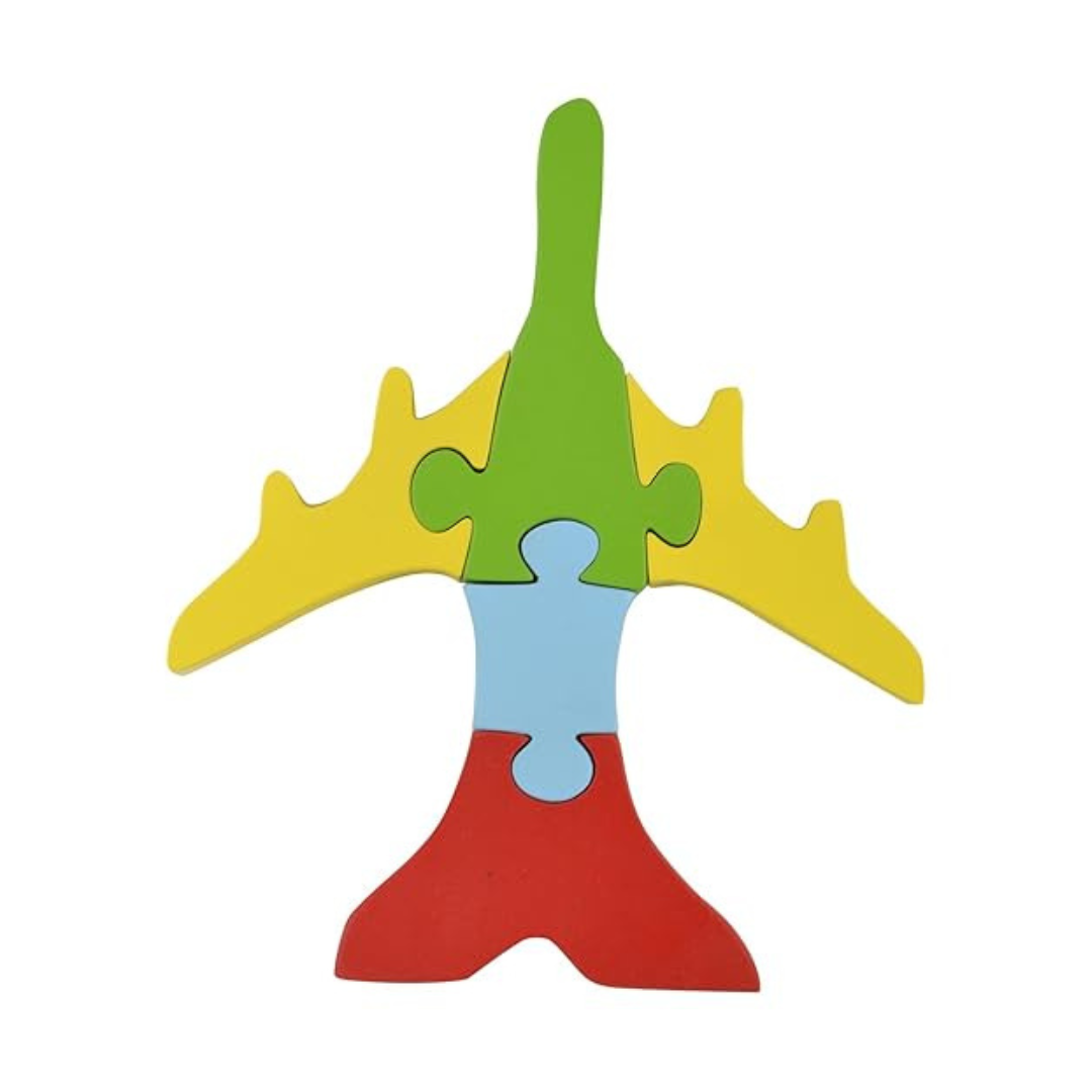 Skillofun Wooden Take Apart Puzzle Large Airplane Multi Color - Swadesii