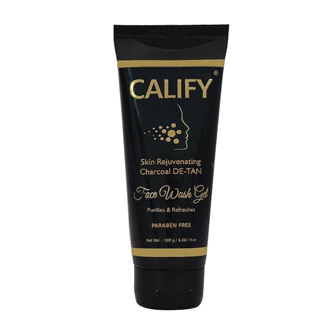 Calify Activated Charcoal Face Wash - 100 gms - Swadesii