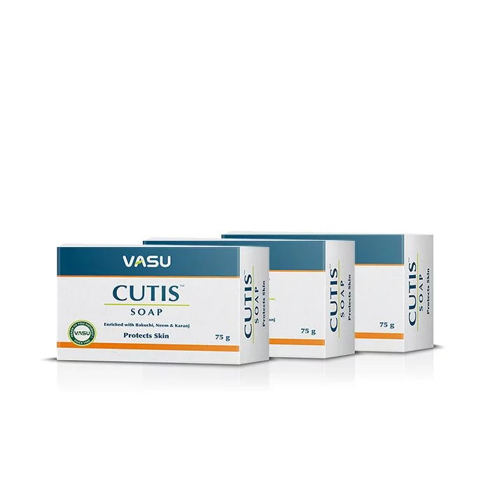 Vasu Cutis Soap - 75 gms (Pack of 3) - Swadesii