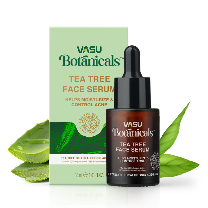 Vasu Botanicals Tea Tree Face Serum - 30 ml - Swadesii