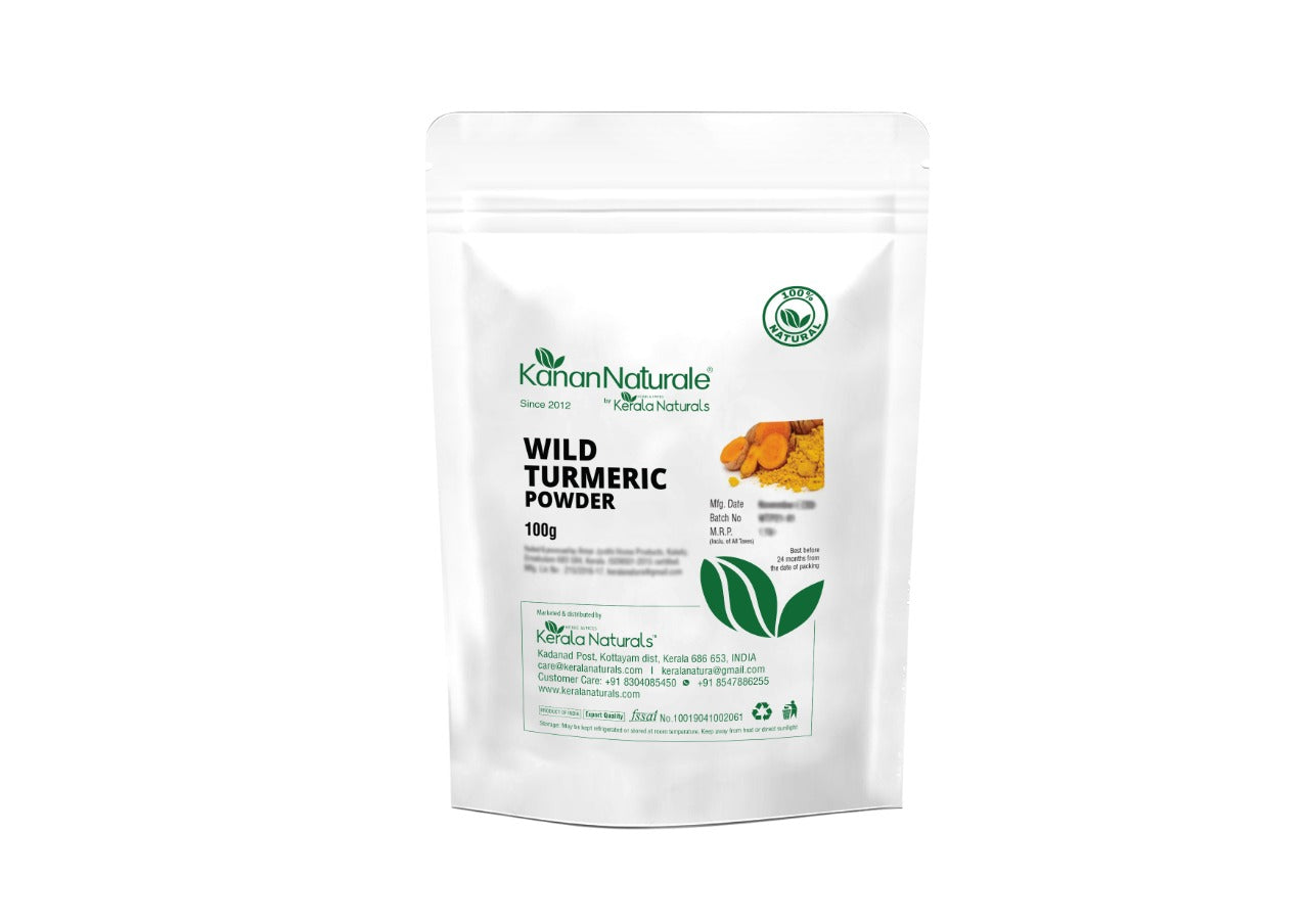 kerala naturals wild turmeric powder - 100 gms - Swadesii