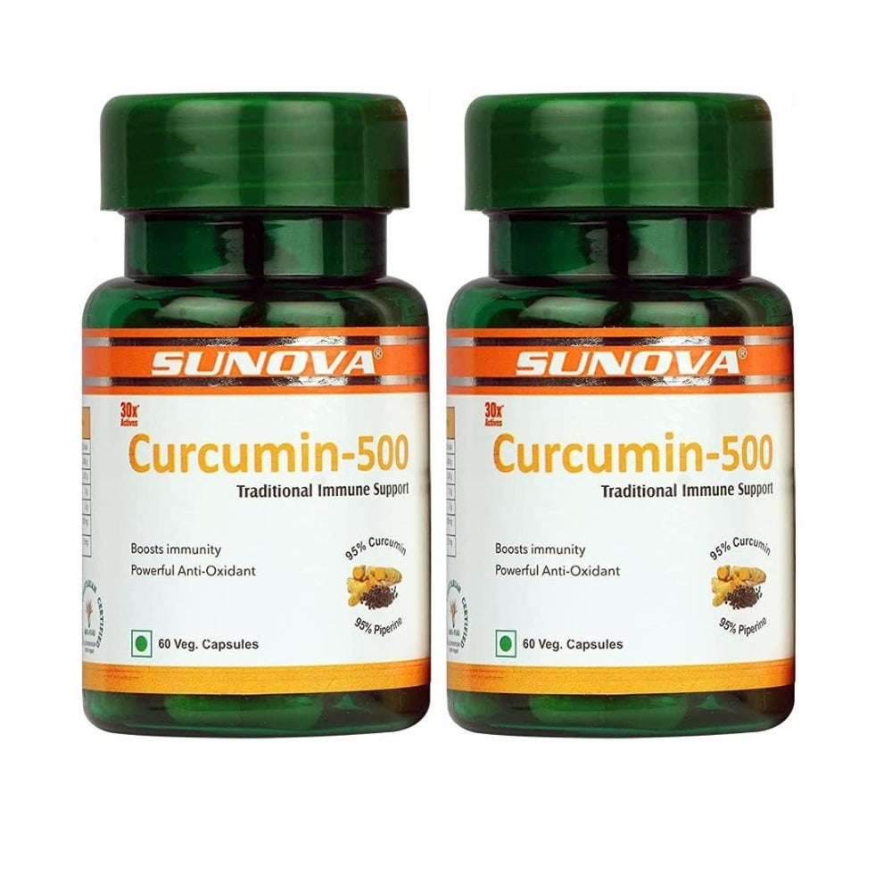 Sunova Curcumin - 500 Traditional Immune Support Capsules - 60 caps (P ...