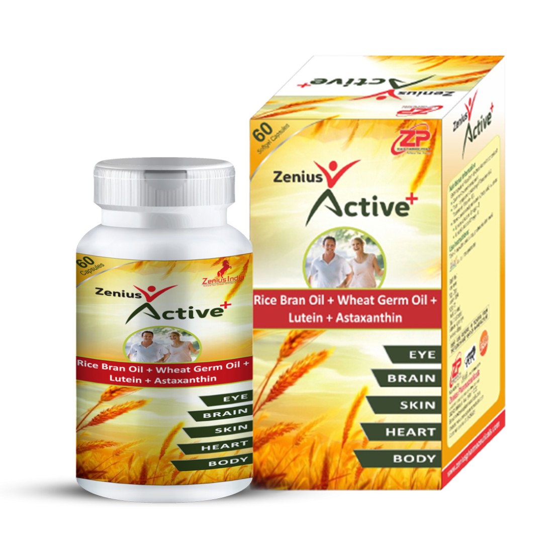 Zenius Active Plus Capsules - 60 Caps - Swadesii