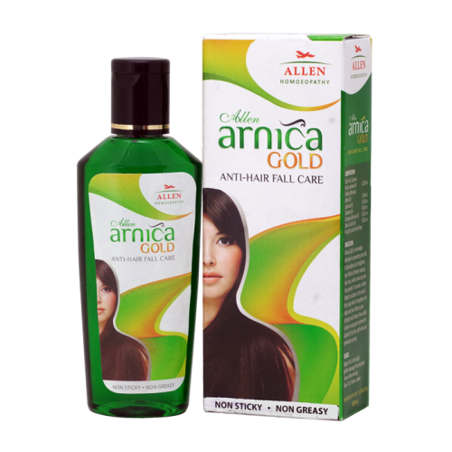 Allen Homeopathy Arnica Gold Anti-Hair Fall Care Hair Oil - Swadesii