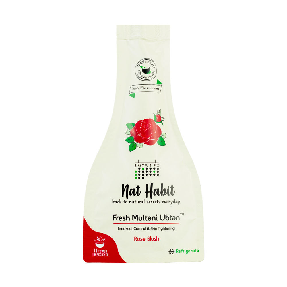 Nat Habit Rose Blush Multani Ubtan - Swadesii