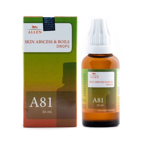 Allen Homeopathy A81 Skin Abscess And Boils Drops - Swadesii