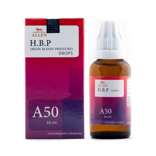 Allen Homeopathy A50 H.B.P (High Blood Pressure) Drops - Swadesii