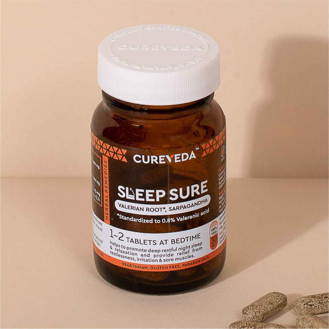 Cureveda Sleep Sure - 30 Tablets - Swadesii