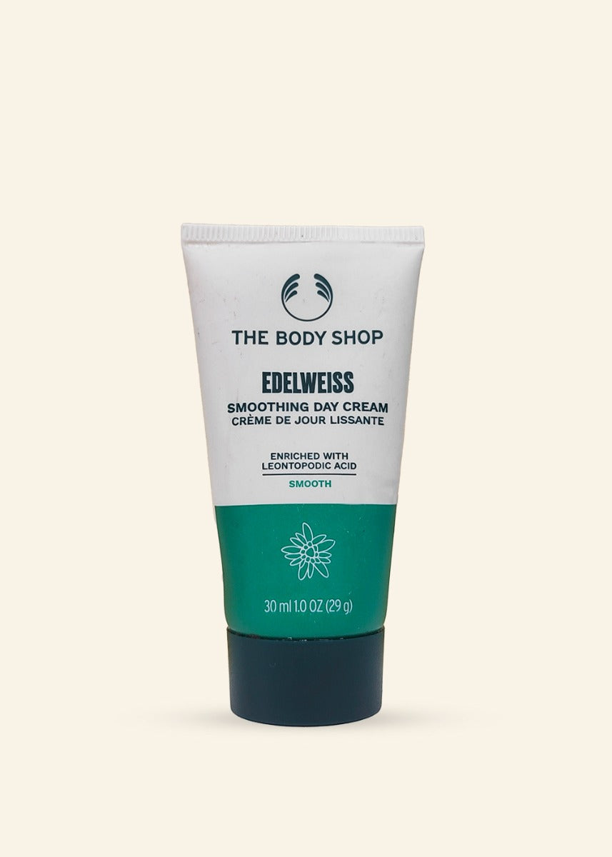 The Body Shop Edelweiss Smoothing Day Cream - 30 ml - Swadesii