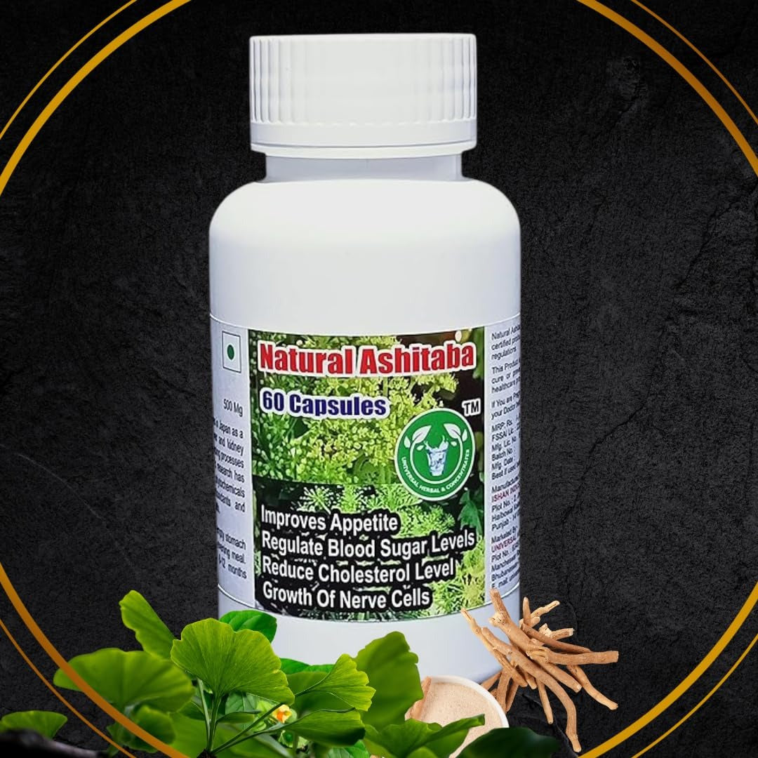 Universal Herbal & Concentrates Natural Ashitaba Capsule - 60 Capsules ...