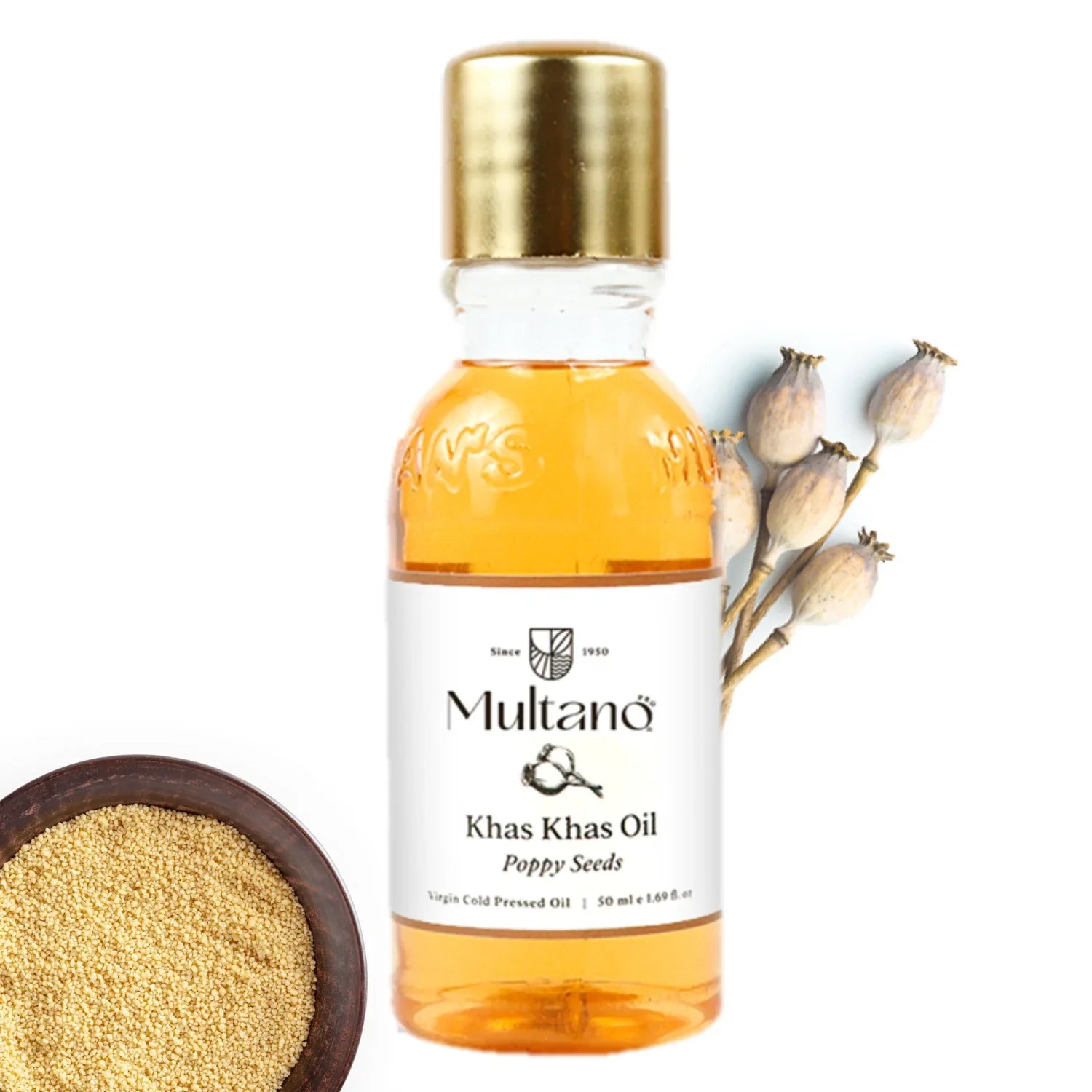 Multano Cold Pressed Khas Khas Oil - Swadesii