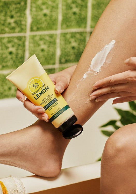 The Body Shop Lemon Protecting Hand & Body Lotion - 200 ml - Swadesii