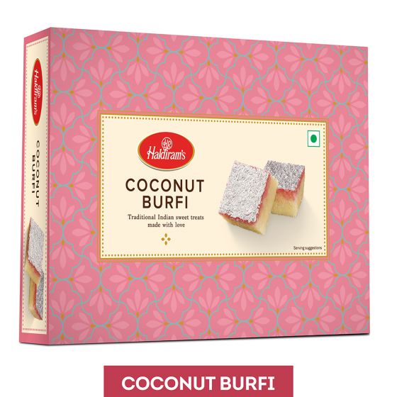 Haldiram's Coconut Burfi - Swadesii