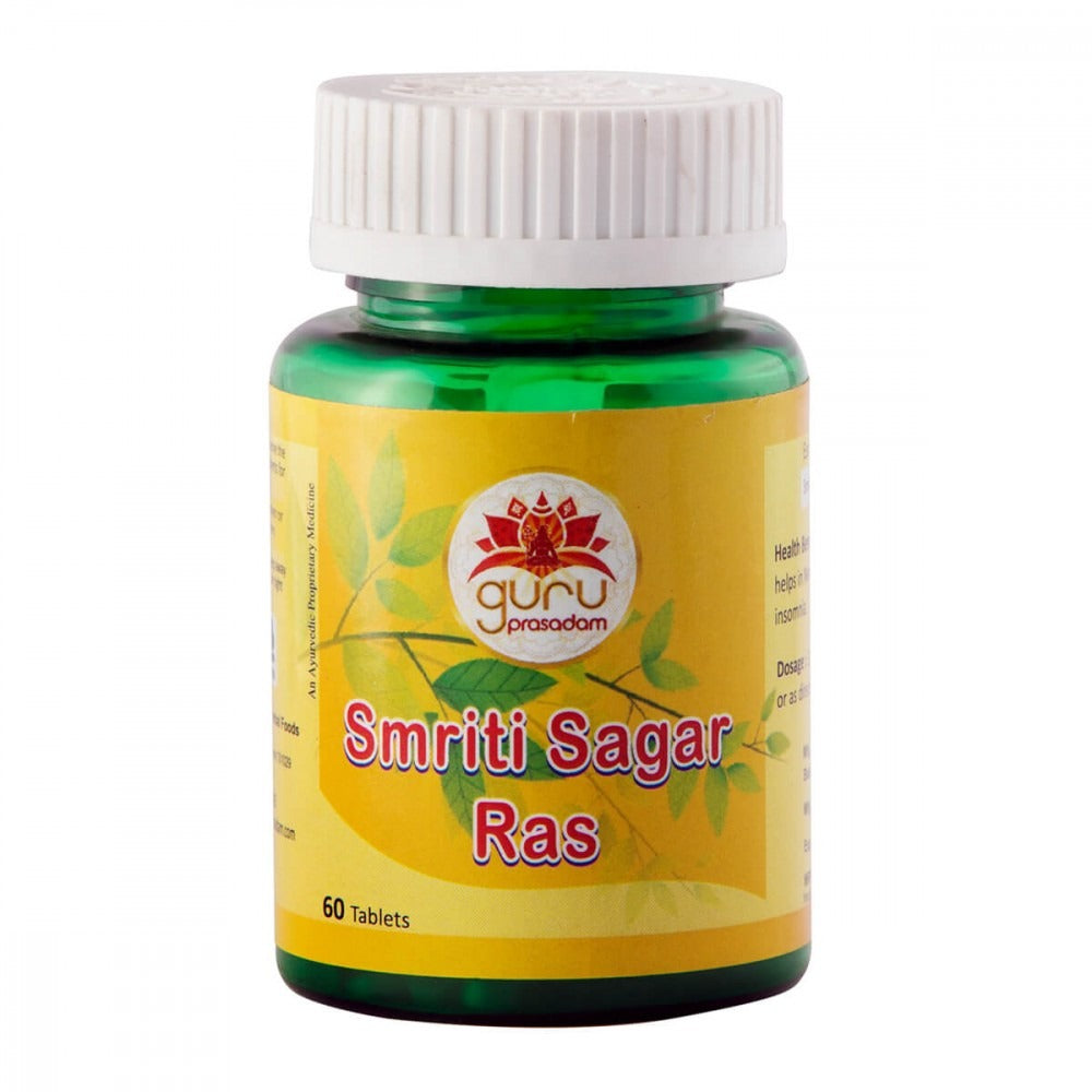 Guru Prasadam Smriti Sagar Ras Tablets - 60 - Swadesii