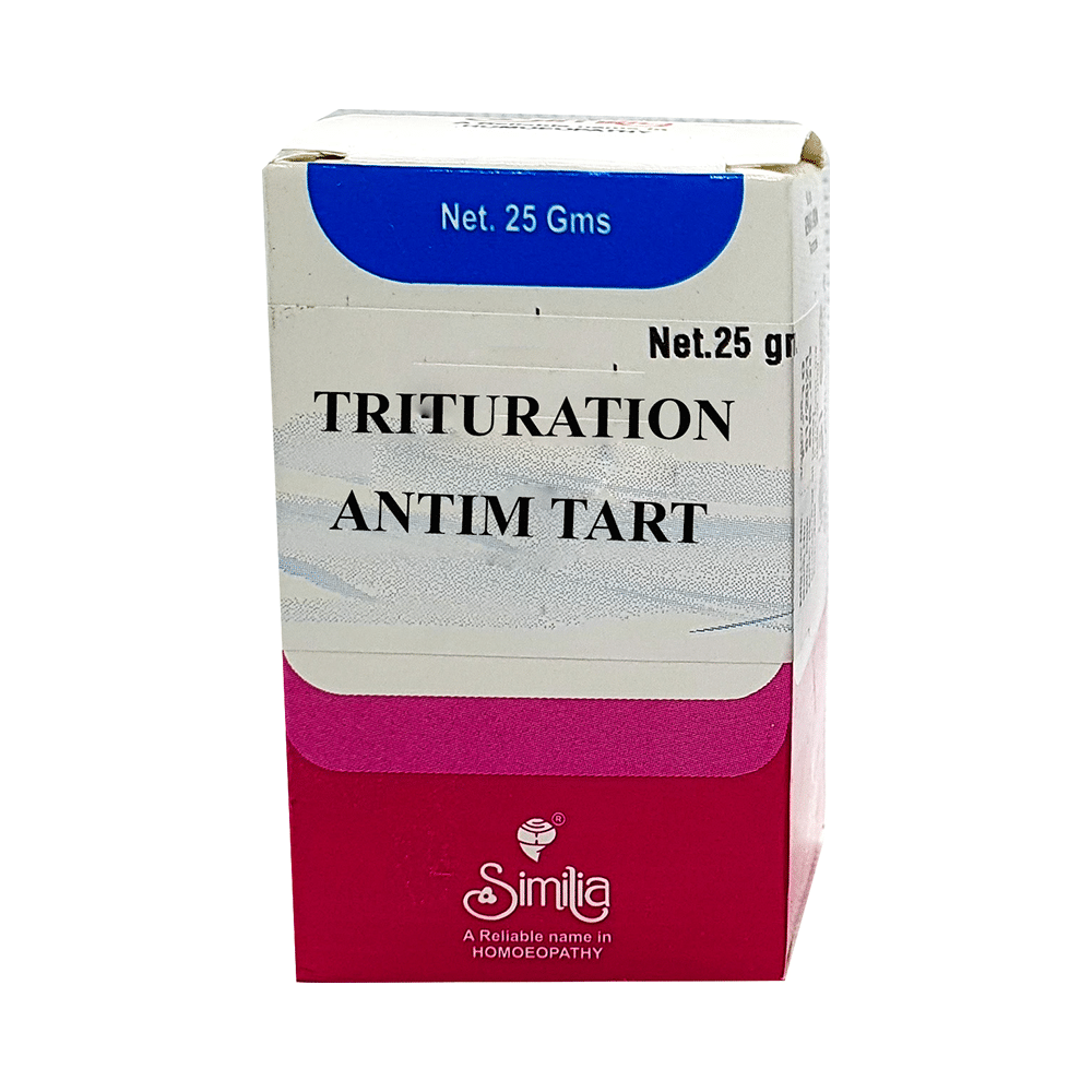 Similia Antim Tart Trituration Tablet 3X - 25 gms - Swadesii