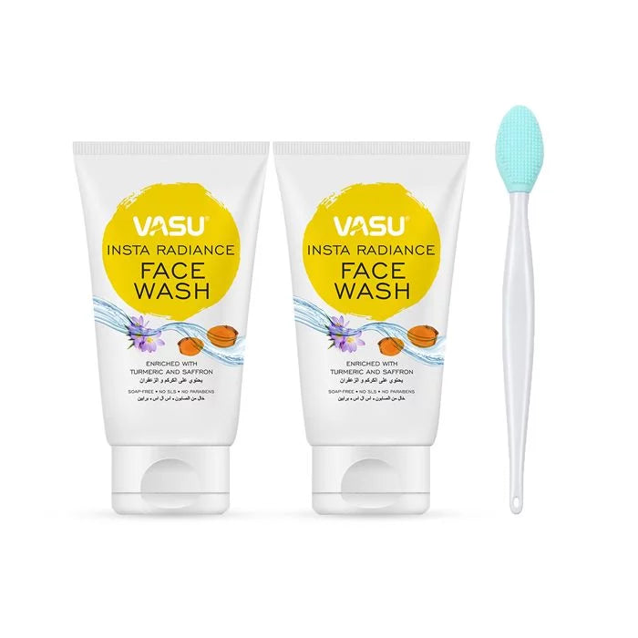 Vasu Insta Radiance Face Wash - 150 ml (Pack of 2) - Swadesii