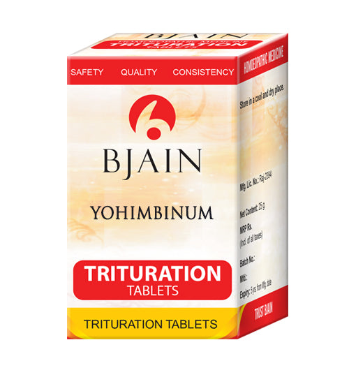 Bjain Homeopathy Yohimbinum Trituration Tablets - Swadesii