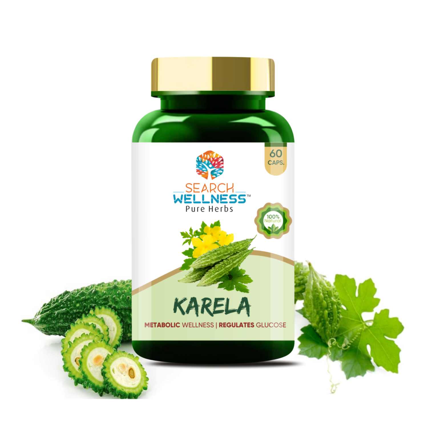Search Wellness Karela - 60 tabs - Swadesii