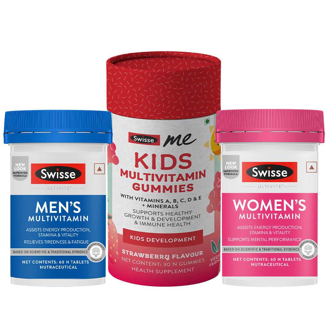 Swisse Multivitamin For Men & SwisseMe Kids Multivitamin Gummies & Swi ...