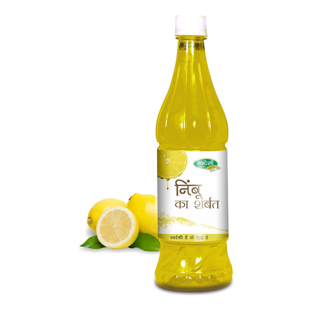 Swadeshi Ayurved Nimbu Ka Sharbat - 750 ml - Swadesii