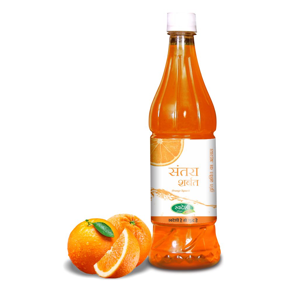 Swadeshi Ayurved Santra Ka Sharbat - 750 ml - Swadesii