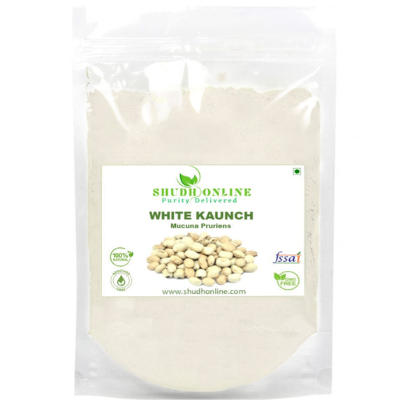 Shudh Online White Kaunch Beej Powder - 100 gms - Swadesii