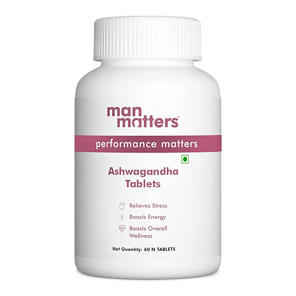 Man Matters Ashwagandha Tablets For Men - 60 tabs - Swadesii
