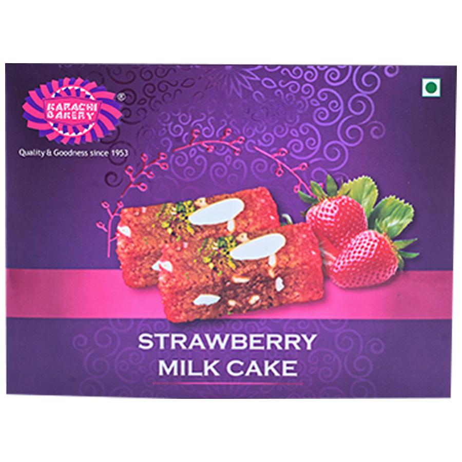 Karachi Bakery Strawberry Milk Cake - 500 gms - Swadesii
