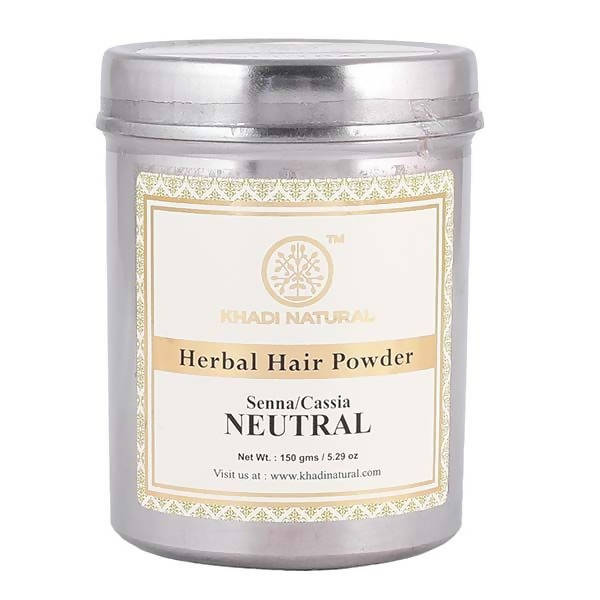 Khadi Natural Herbal Hair Powder Senna/Cassia Neutral Henna - 150 gms ...