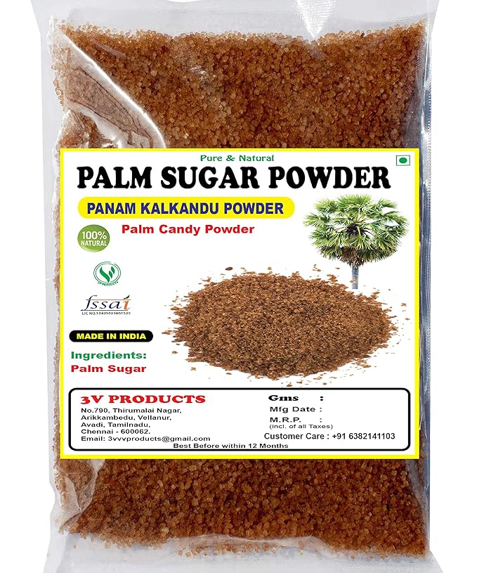 3V Products Natural Palm Sugar Powder - 1Kg - Swadesii