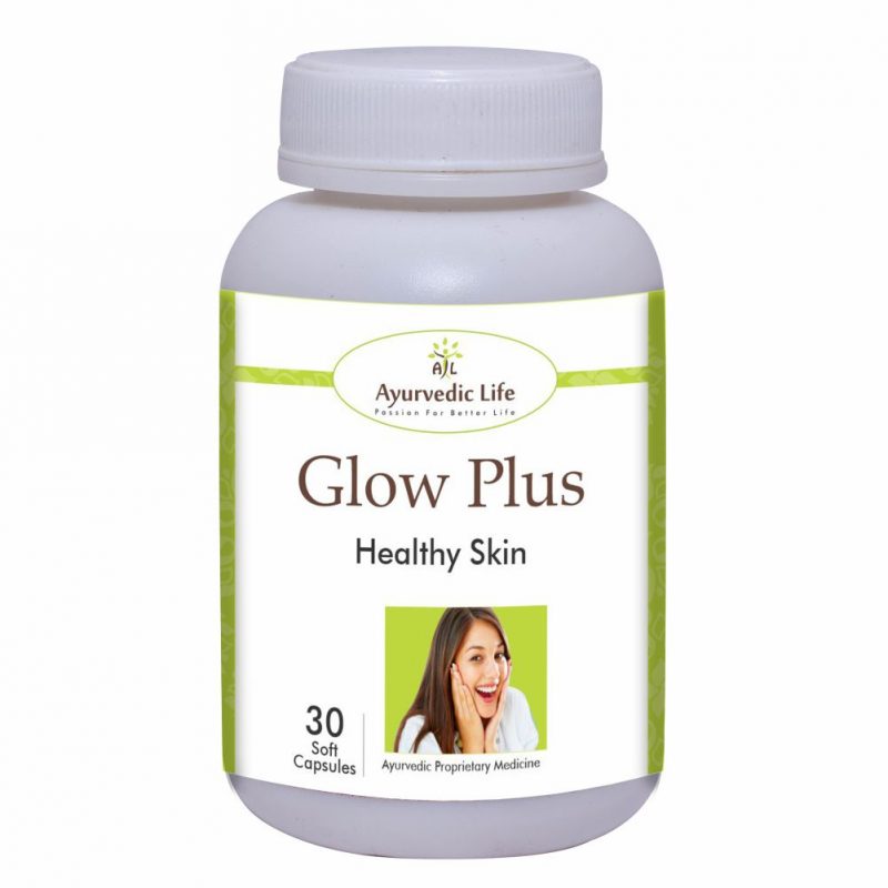 Ayurvedic Life Skin glowing supplement – Glow plus – 30 capsule Pack o ...