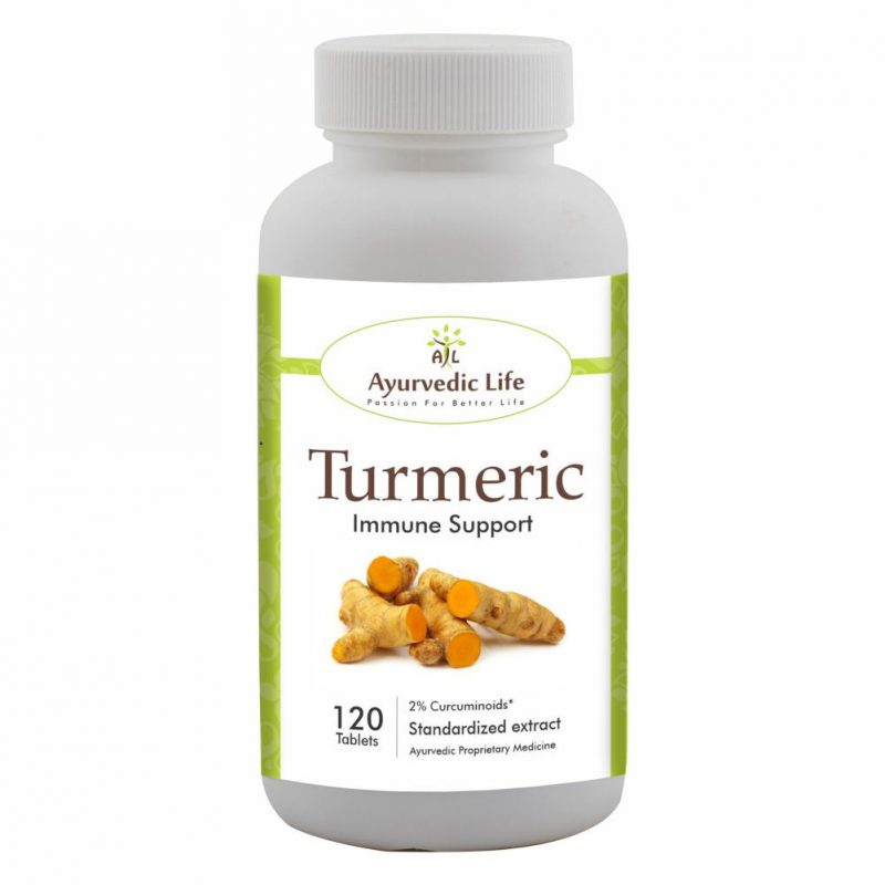 Ayurvedic Life Turmeric tablet – Haldi for Skin- 120 tablet Pack of 2 ...