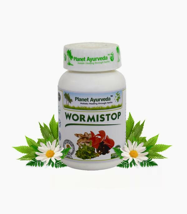 Planet Ayurveda Wormistop Capsules - 60 tabs - Swadesii