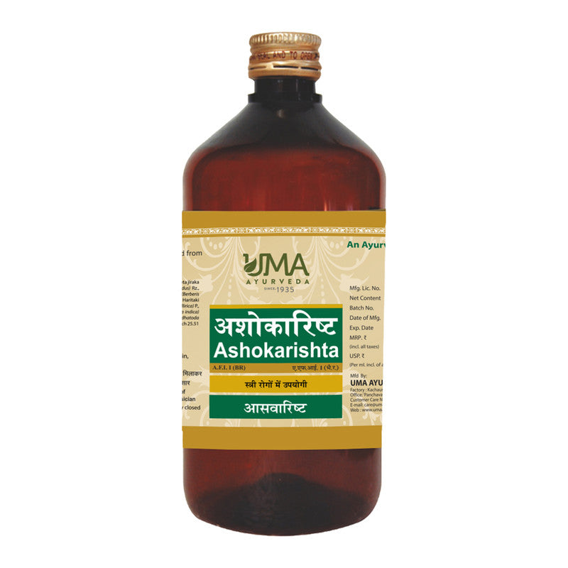 Uma Ayurveda Ashokarishta Syrup - 450 ml - Swadesii
