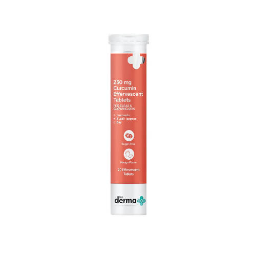 The Derma Co 250 mg Curcumin Effervescent Tablets For Clear & Glowing ...