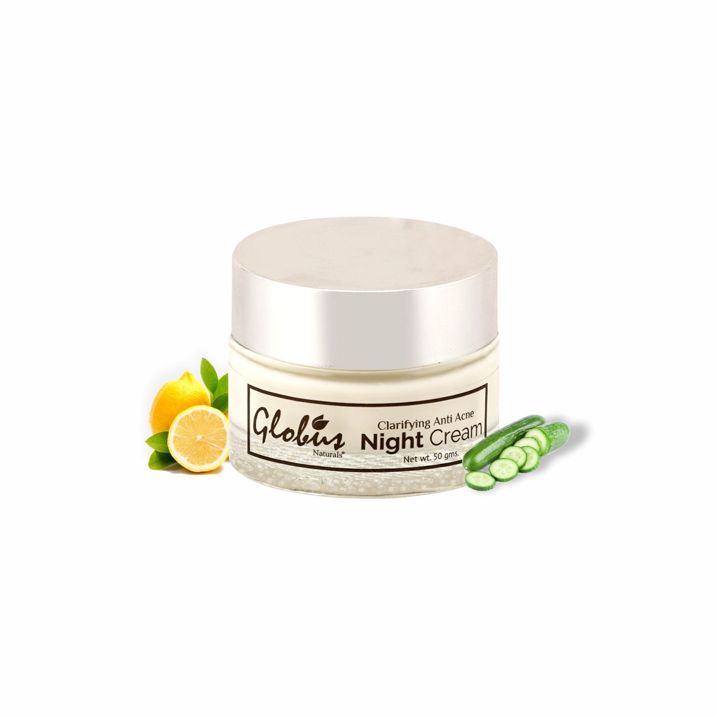 Globus Naturals Clarifying Anti Acne Night Cream - 50 gms - Swadesii