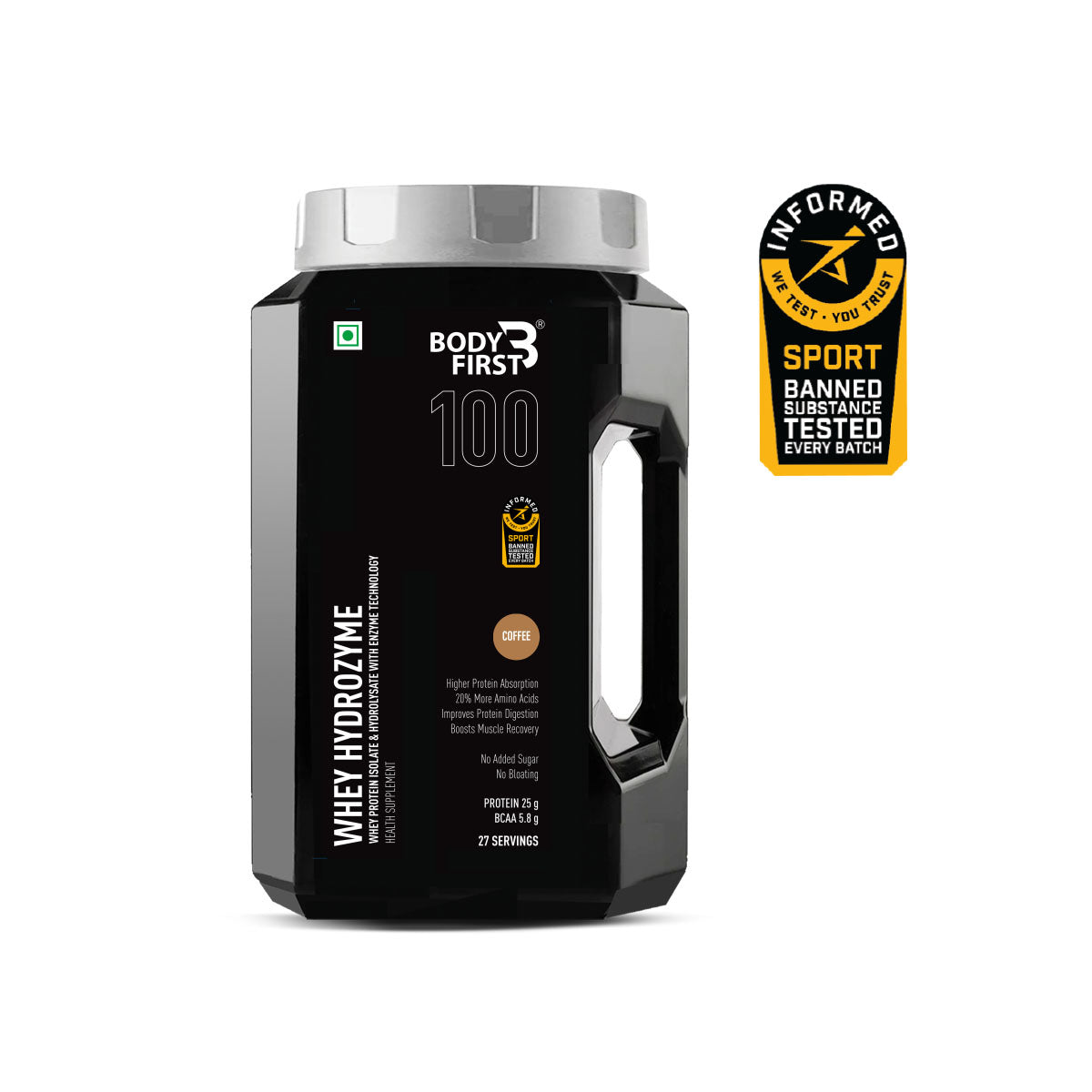 Body first Whey Hydrozyme Whey Protein Isolate & Hydrolysate with Enzy ...