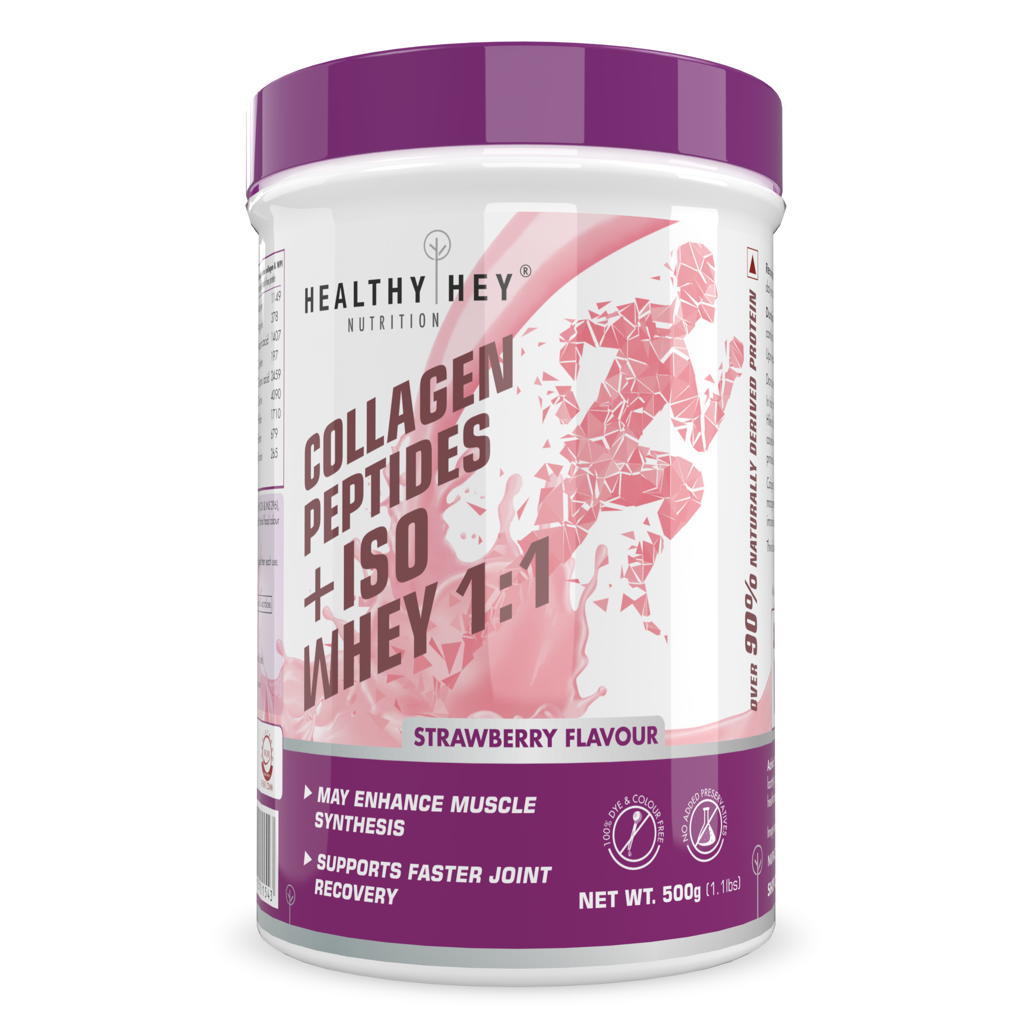 Healthyhey Collagen Peptides with ISO Whey Protein 1:1 for Fitness - S ...