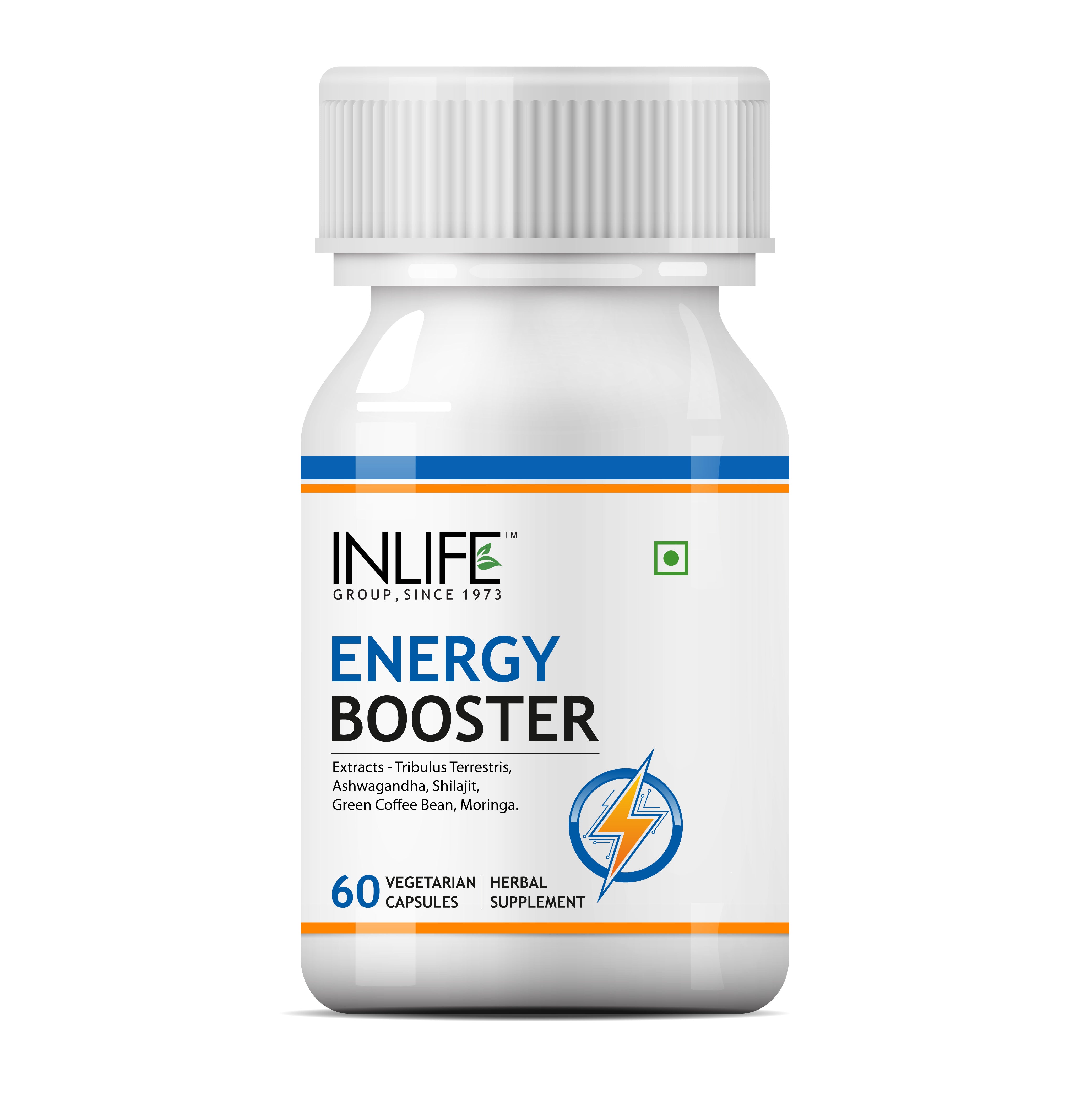 INLIFE Energy Booster Supplement - 60 tabs - Swadesii