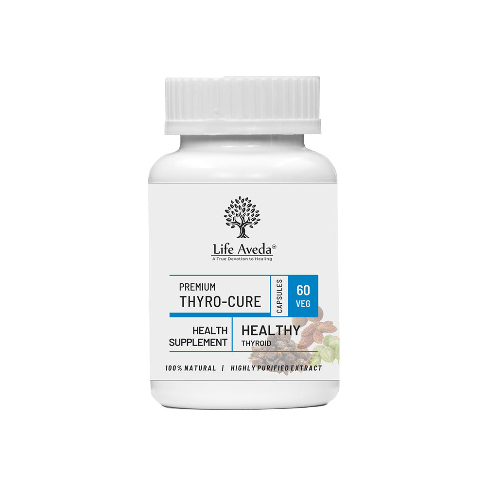 Life Aveda Premium Thyro-Cure - 60 Capsules - Swadesii