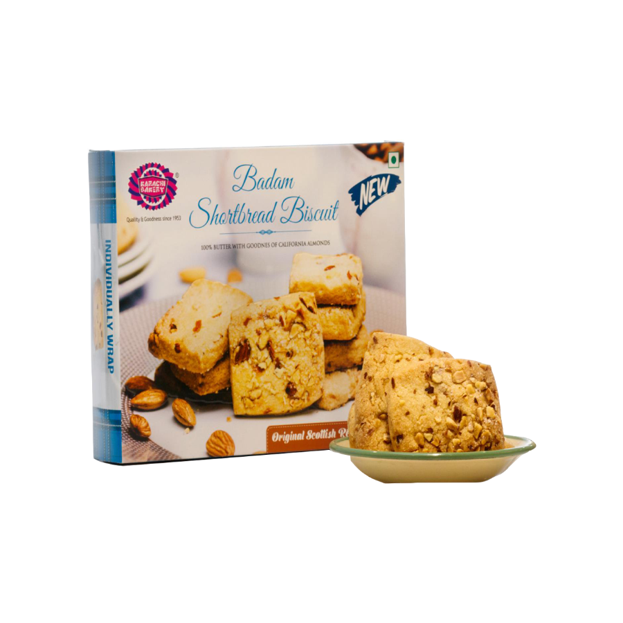 Karachi Bakery Premium Almond Short Bread - 300 gms - Swadesii