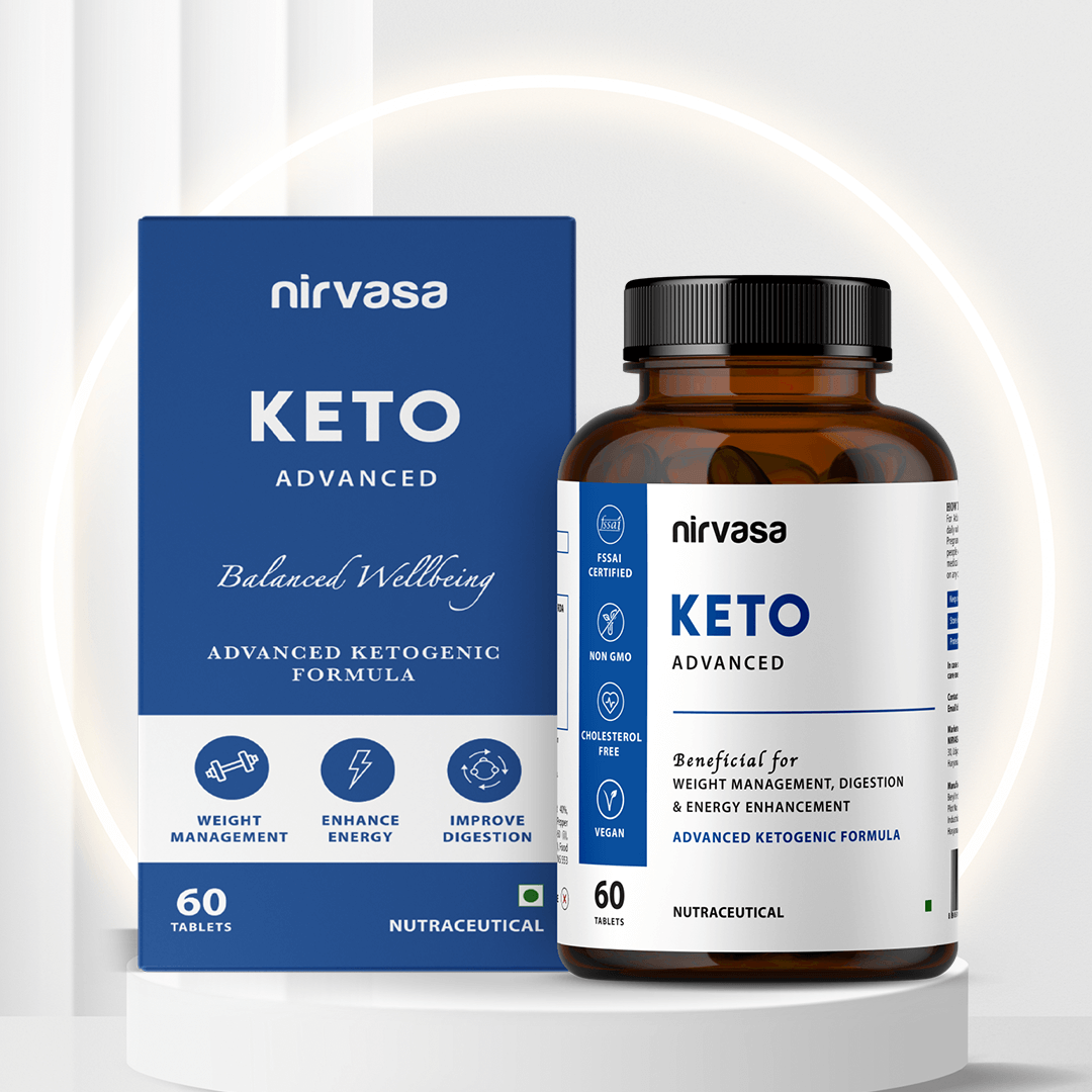 Nirvasa Keto Advanced Tablets- 60 tabs - Swadesii