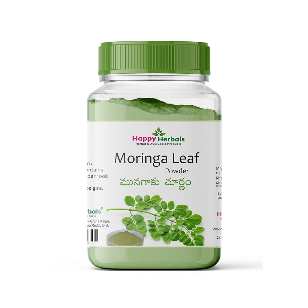Happy Herbals Moringa Leaf Powder - 100 gms - Swadesii