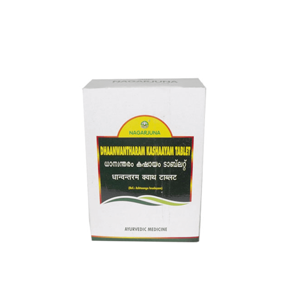 Nagarjuna Ayurveda Dhanwantharam Kashayam Tablet - 100 tabs - Swadesii