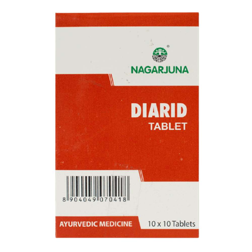 Nagarjuna Ayurveda Diarid - 100 Tabs - Swadesii