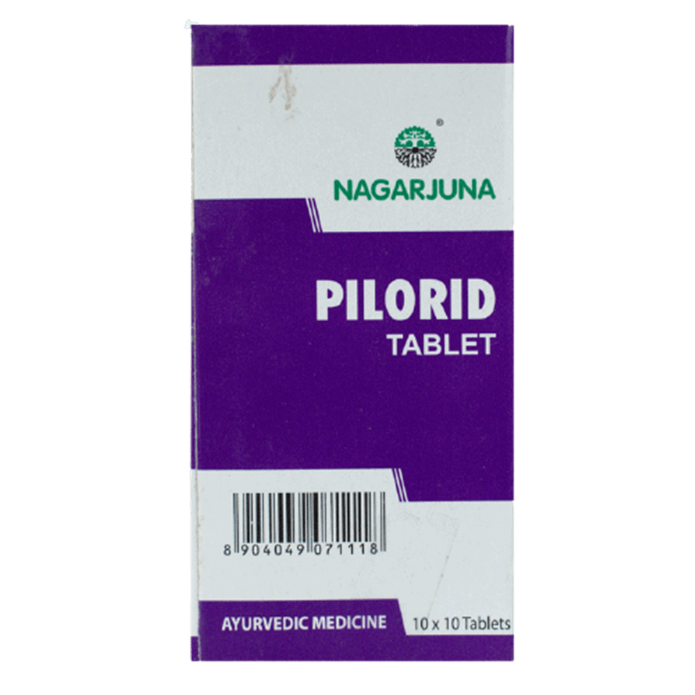 Nagarjuna Ayurveda Pilorid Tablets - 100 Tabs - Swadesii