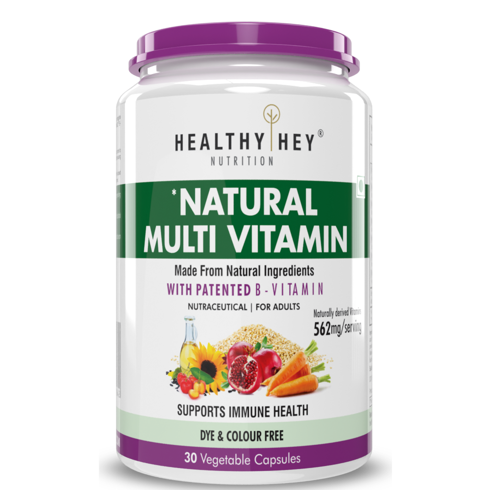 HealthyHey Natural Multivitamin from Natural Ingredients & Patented Vi ...