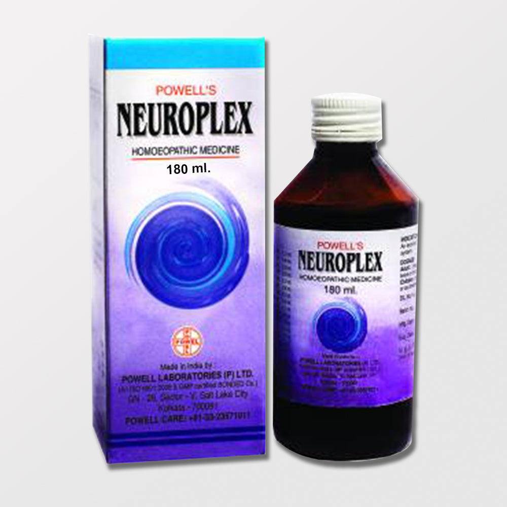 Powell's Homeopathy Neuroplex Syrup - 180 ml - Swadesii