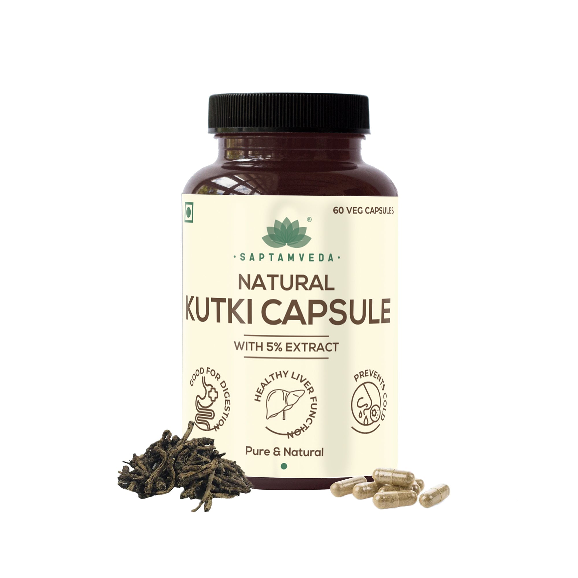 Saptamveda Natural Kutki - 60 tabs - Swadesii